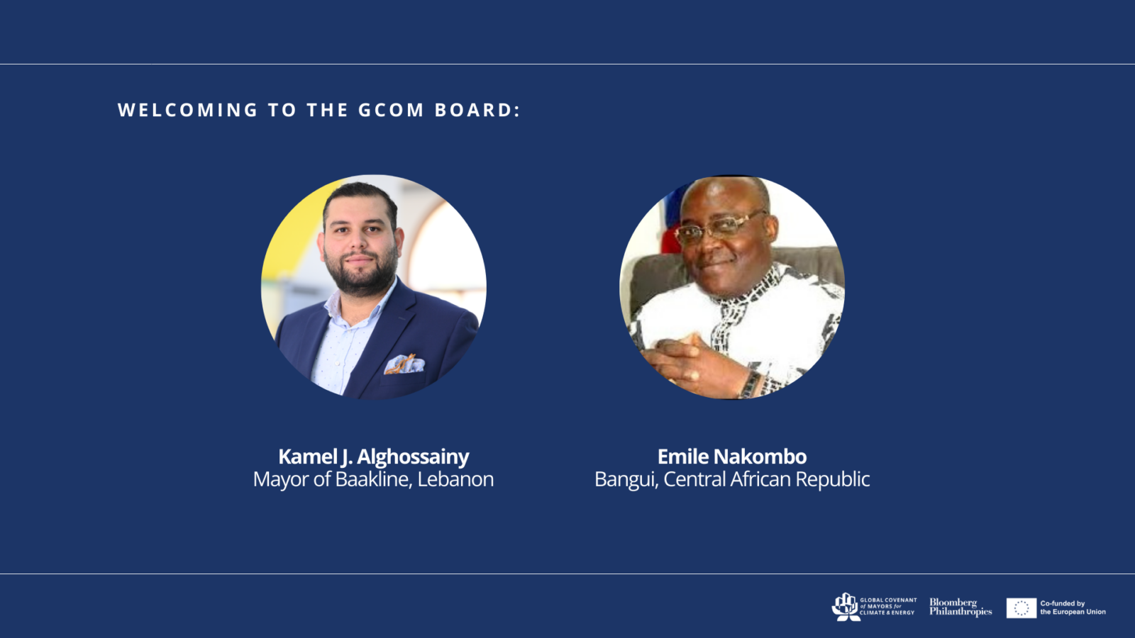 GLOBAL COVENANT OF MAYORS BOARD WELCOMES MAYORS OF BAAKLINE, LEBANON ...